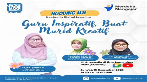 Ngoding8 Guru Inspiratif Buat Murid Kreatif Youtube
