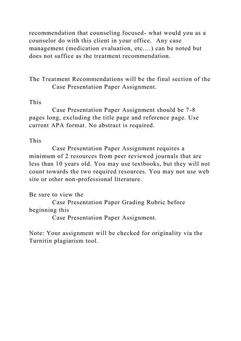 Note You Will See In The Presentation Assignment Instructions Thadocx