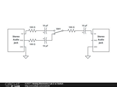 Analog Electronics Lab 2 W Switch CircuitLab