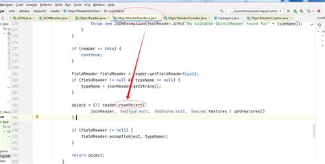 Question 源码中objectreaderreadobject接口下有92个实现，请问一下这个接口是怎么选择具体哪一个实现方法的 · Issue 1358 · Alibaba