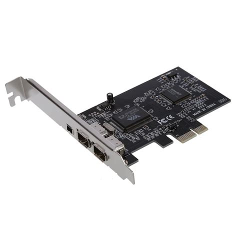 PCI Express X1 PCI E FireWire 1394a IEEE1394 Controller Card 3 Port For Desktop In Add On Cards