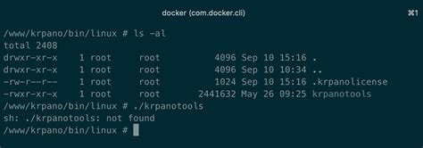 Krpanotools Not Found On Alpine Linux Krpano Panorama Viewer
