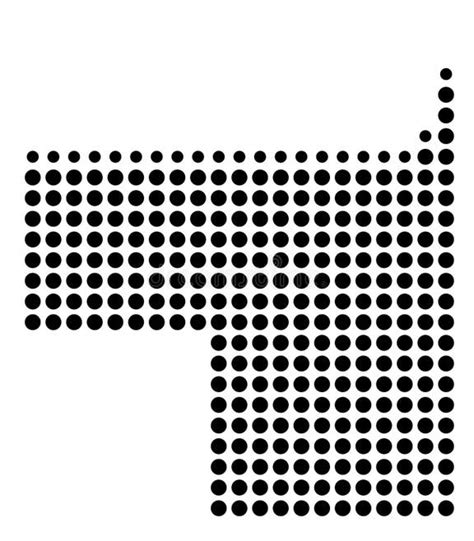 Map Of The County Hendry Florida United States Stock Vector