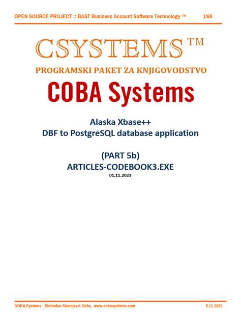 Alaska Xbase To Postgresql Part 5b Pdf Postgre Sql Database Index