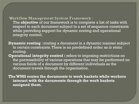 Ppt A Framework For Dynamic Routing And Operational Integrity