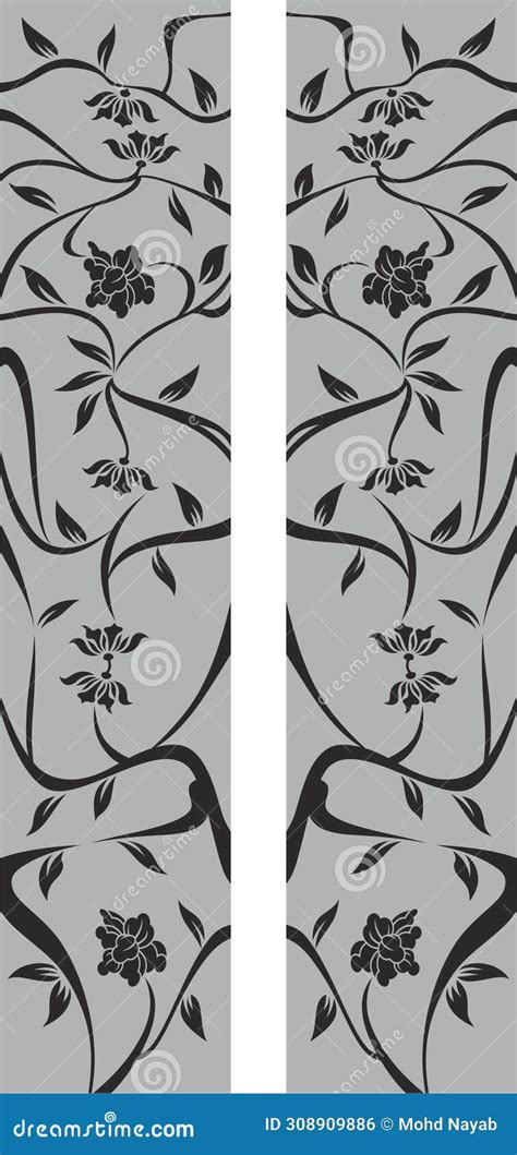 Chinese Style Cartoon Flat Waist Pattern Vector Cdr Coreldraw X16 Stock Vector Illustration Of