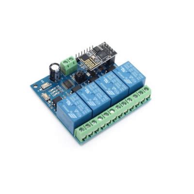 ESP8266 ESP 01 5V 4 Channels WiFi Relay Module For Home Remote Control Switch Buy Online At Low