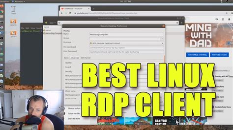 Linux Windows Remote Desktop Remmina Youtube