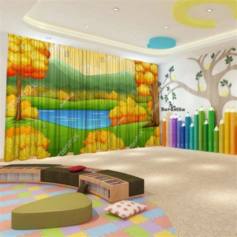 Штори для дитячого садка Осінь 37 купити по самим низьким цінам в Україні