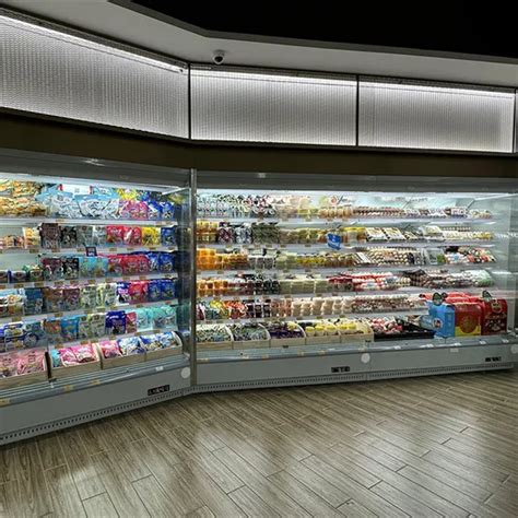 Convenience Store Open Showcase Chiller Display Multi Deck Open Chiller Convenience Store