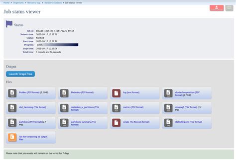 Reportree — Bigsdb 1520 Documentation