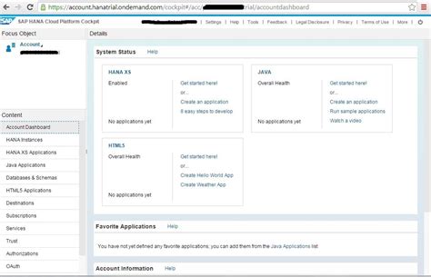 get free access to sap hana cloud platform sap 4 all