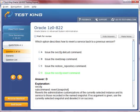 Oracle Certified Professional Oracle Solaris System Administrator Certification Exam Dumps