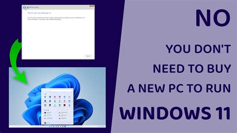 fix this pc can t run windows 11 error in 5 minutes bypass tpm and other checks in windows 11