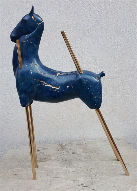 Anna Campbell Kintsugi Horse Solomon Fine Art