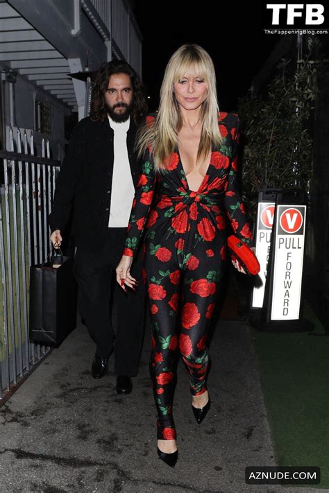Heidi Klum Sexy Seen With Tom Kaulitz Out For A Dinner Date At Giorgio