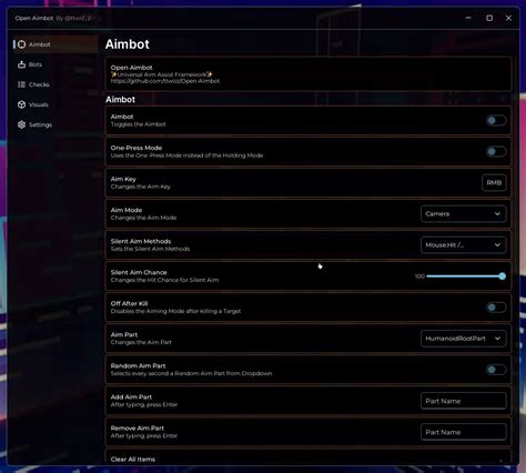 Github Ttwizz Open Aimbot Universal Aim Assist Framework