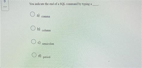 Solved Which Data Type Should You Use For Columns That