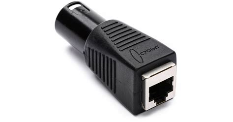 Sescom Dmx 5xm Cat5 5 Pin Xlr Male To Rj45 Adapter Dmx 5xm Cat5