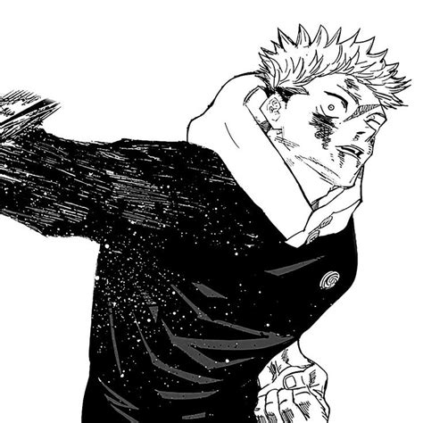 ITADORI YUJI Jujutsu Manga Manga Art