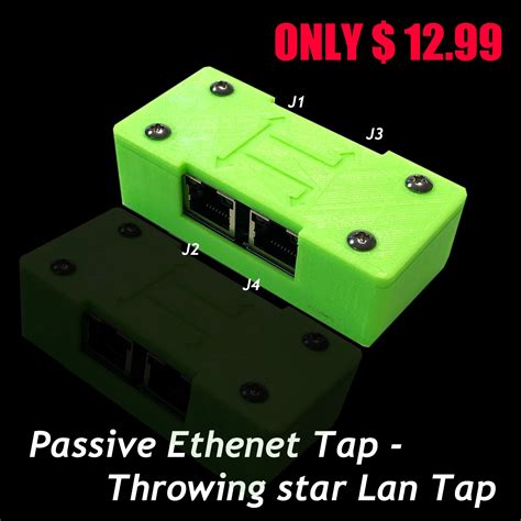 Generic Passive Ethernet Tap Throwing Star Lan Tap Network Packet Capture Mod Monitoring
