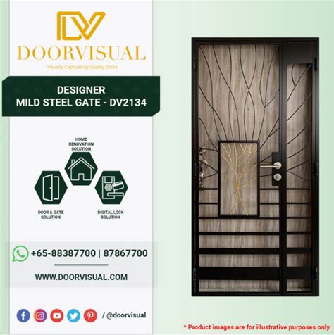 Mild Steel Gate For Hdb Condo Bto Landed House Flats Furniture Home Decor Others On
