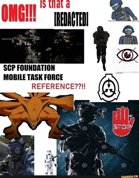 SCP FOUNDATION MOBILE TASK FORCE REFERENCE IFunny