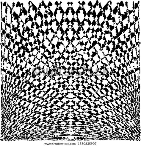 Rugged Rough Marker Lines Overlapping Creating Vector De Stock Libre De Regalías 1580835907