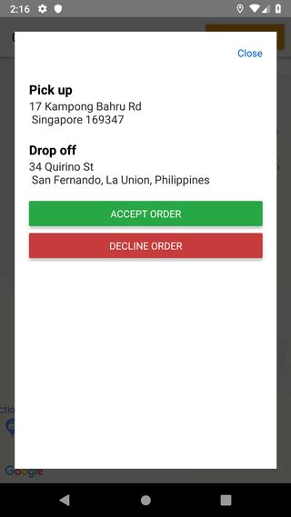 Create A Food Ordering App In React Native Part 2 Adding The Driver App And Chat Functionality