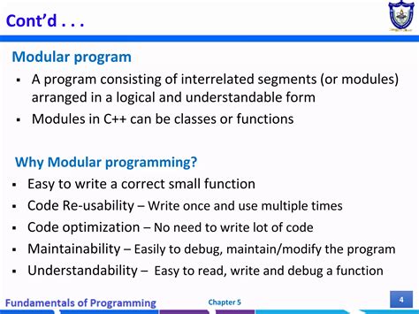 Chapter 5 Modular Programmingpdf Programming Languages Computing