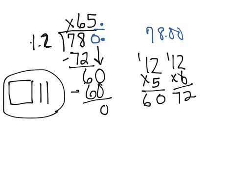 Decimal Divisor And Whole Number Dividend Math Elementary Math 5th