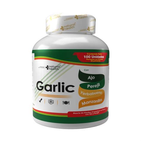 Garlic X100 Ajo Con Perejil Yerbabuena And Manzanilla Para Bienestar