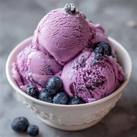 Vegan Blueberry Ice Cream