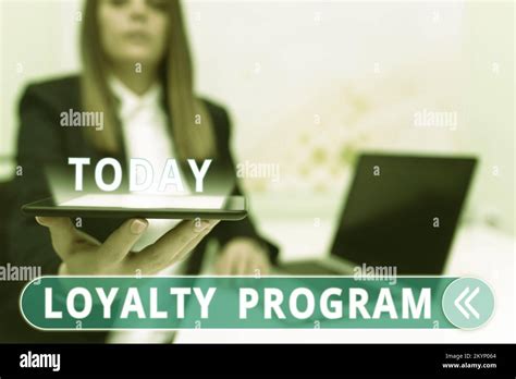Writing Displaying Text Loyalty Program Conceptual Photo Marketing