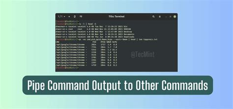 command output