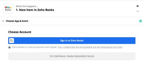 Zoho Books Zapier Integration Help Zoho Books