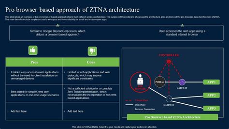 pro browser based approach of ztna architecture zero trust network