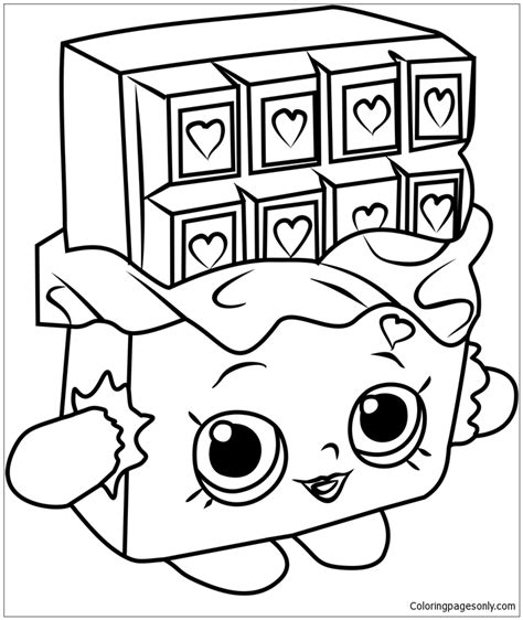 Shopkins Bubbles Coloring Pages