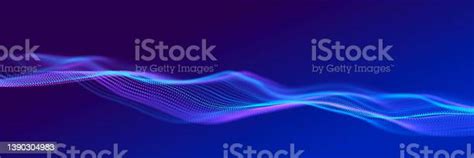 파란색과 보라색 톤의 점의 추상적인 물결 음악에 대한 이퀄라이저 3d 렌더링 배경 주제에 대한 스톡 사진 및 기타 이미지 배경 주제 파란색 데이터 Istock