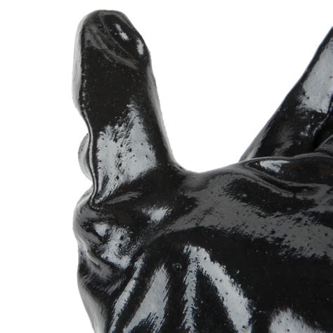 Cordova Pvc Black Large 14 Rough Gloves With Interlock Lining 12pack