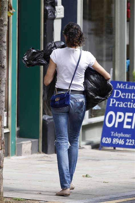 LILY BECKER In Denim Out In London 08 21 2018 HawtCelebs