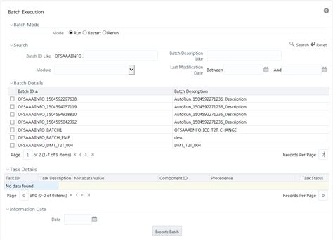 Batch Execution