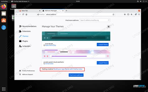enable firefox dark mode on linux linux tutorials learn linux