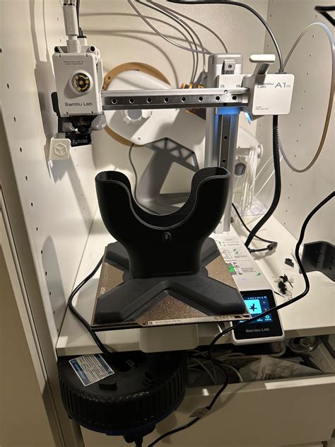 AMS Lite Low Vertical Stand Single Piece Print For A1 Mini Remixed By DeMeshe Node MakerWorld