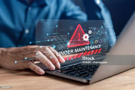 Programmer Update Software System With Under Maintenance System Upgrade Version System Business