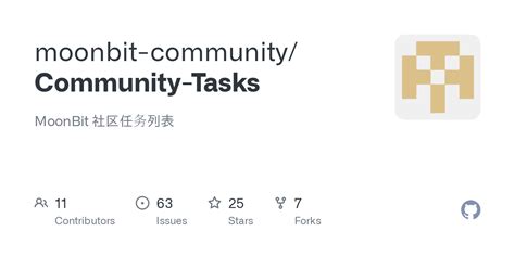 Github Moonbit Communitycommunity Tasks Moonbit 社区任务列表