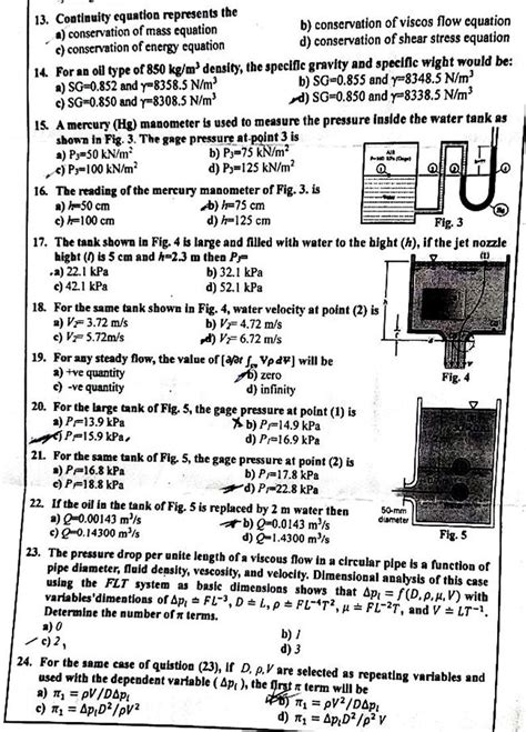13 Continuity Equation Represents The A Chegg Com