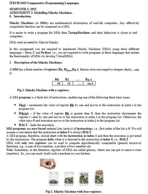 Itech 5403 Comparative Programming Languages Semester