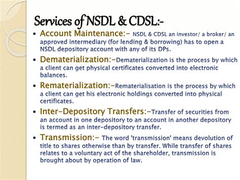 Depository System Ppt Pptx