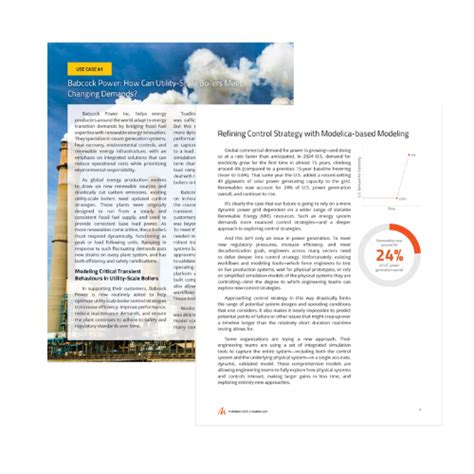 Refining Control Strategy With Modelica Based Modeling Modelon